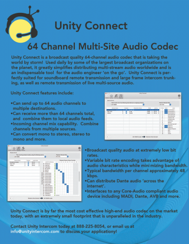 UNITY INTERCOM LICENCE UNITY CONNECT