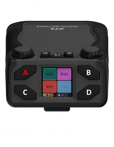 RTS BELTPACK FILAIRE NUMERIQUE 4CH A5F