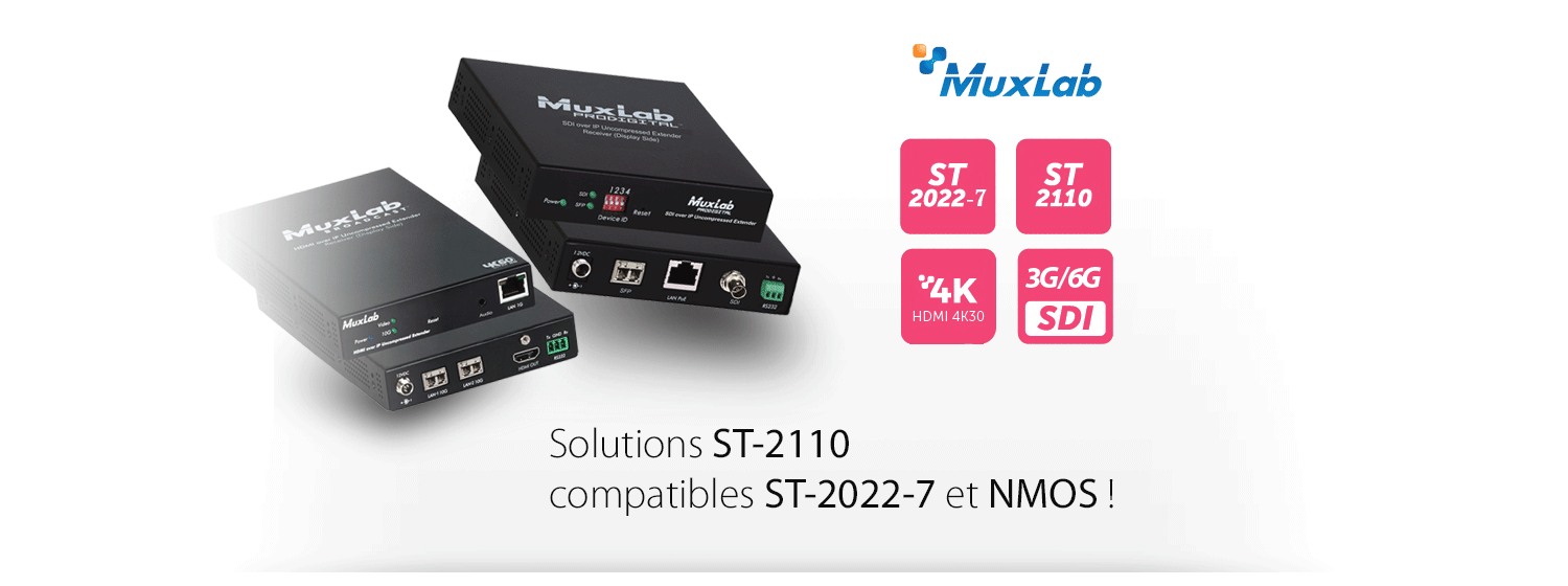 Muxlab Solutions ST-2110 ! - Pilote Films